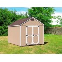 EZ-Fit Craftsman 8'W X 10'D Wood Storage Shed Kit (Ez_craftsman810 ...