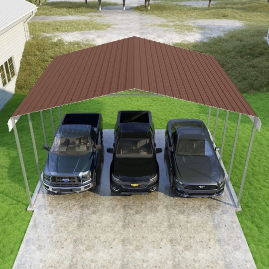VersaTube 24x20x12 Classic Steel Carport Kit (CM224200120) - Sheds Deal